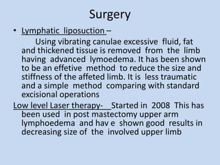 Lymphoedema - Clinical features and Management | PPTX