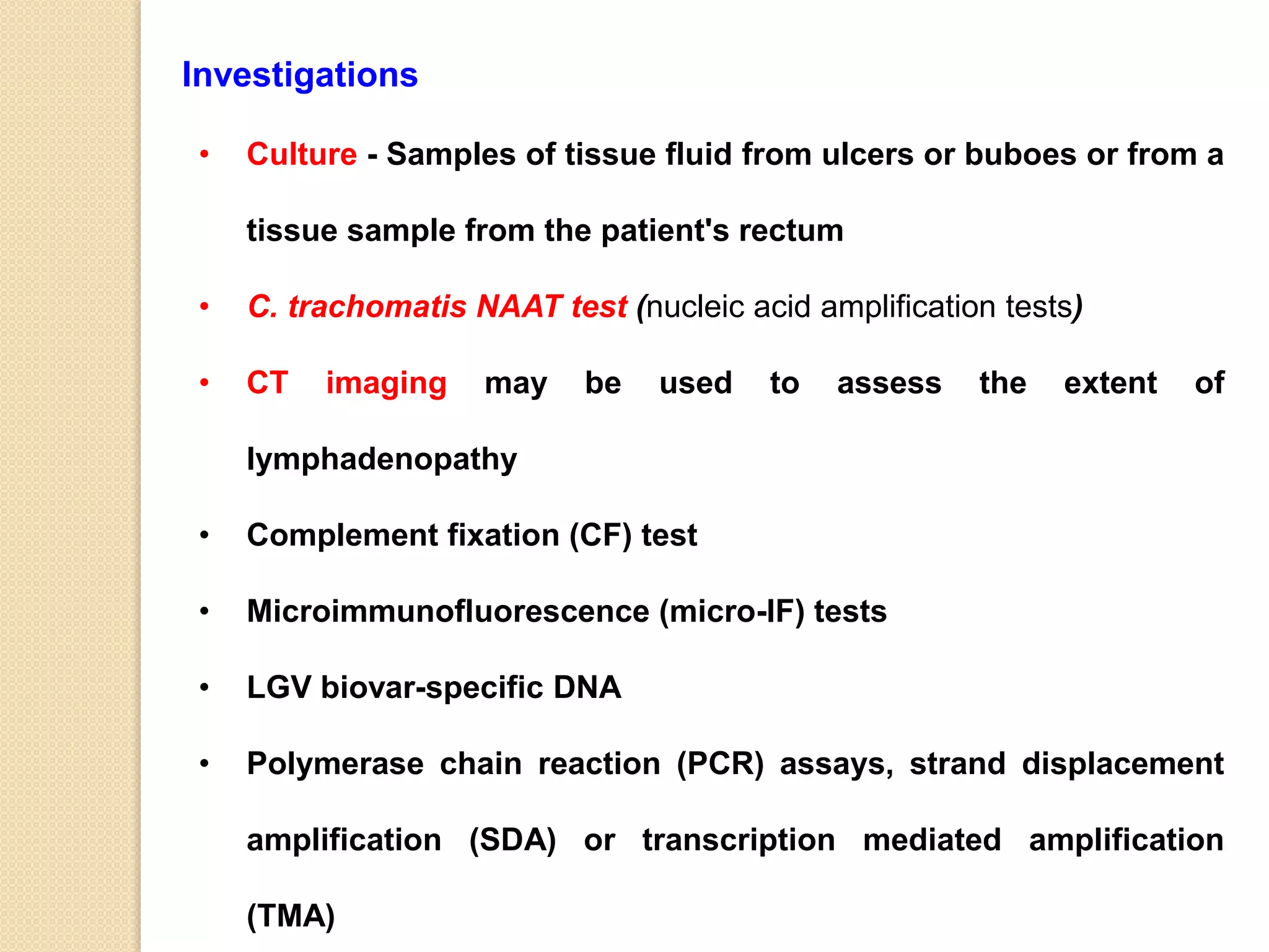 Lymphogranuloma venereum (LGV) | PPSX