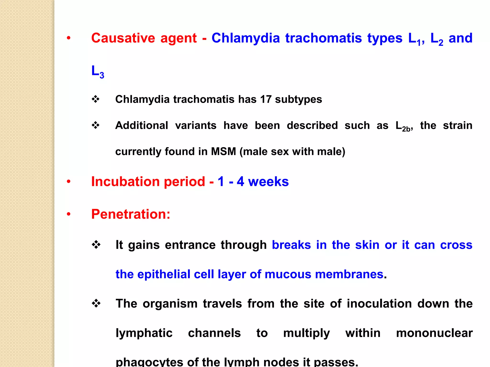 Lymphogranuloma venereum (LGV) | PPSX