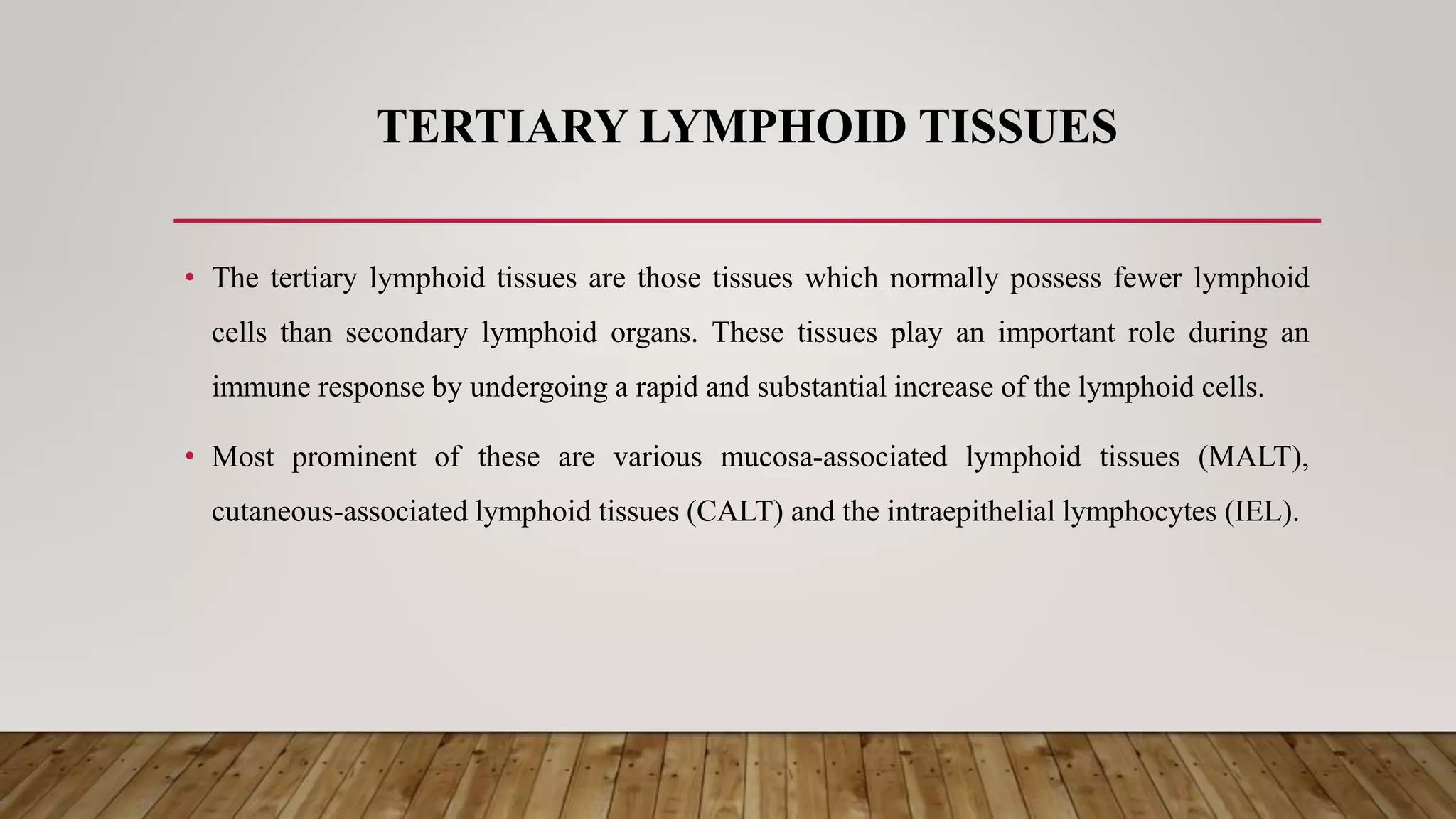 lymphoid organs. | PPTX