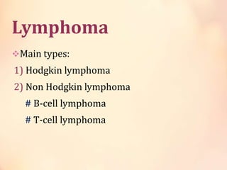 Lymphoma | PPTX