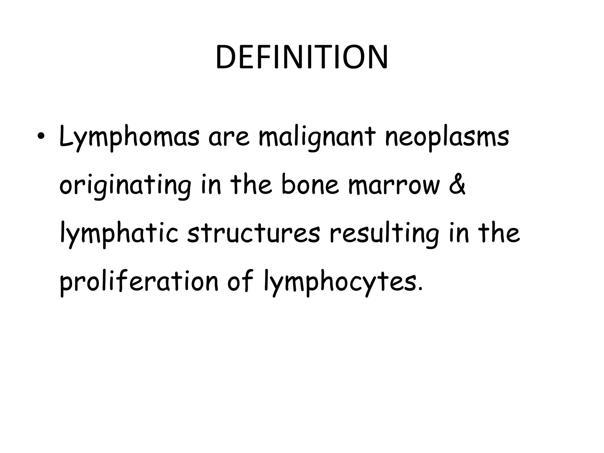 Lymphoma | PPTX