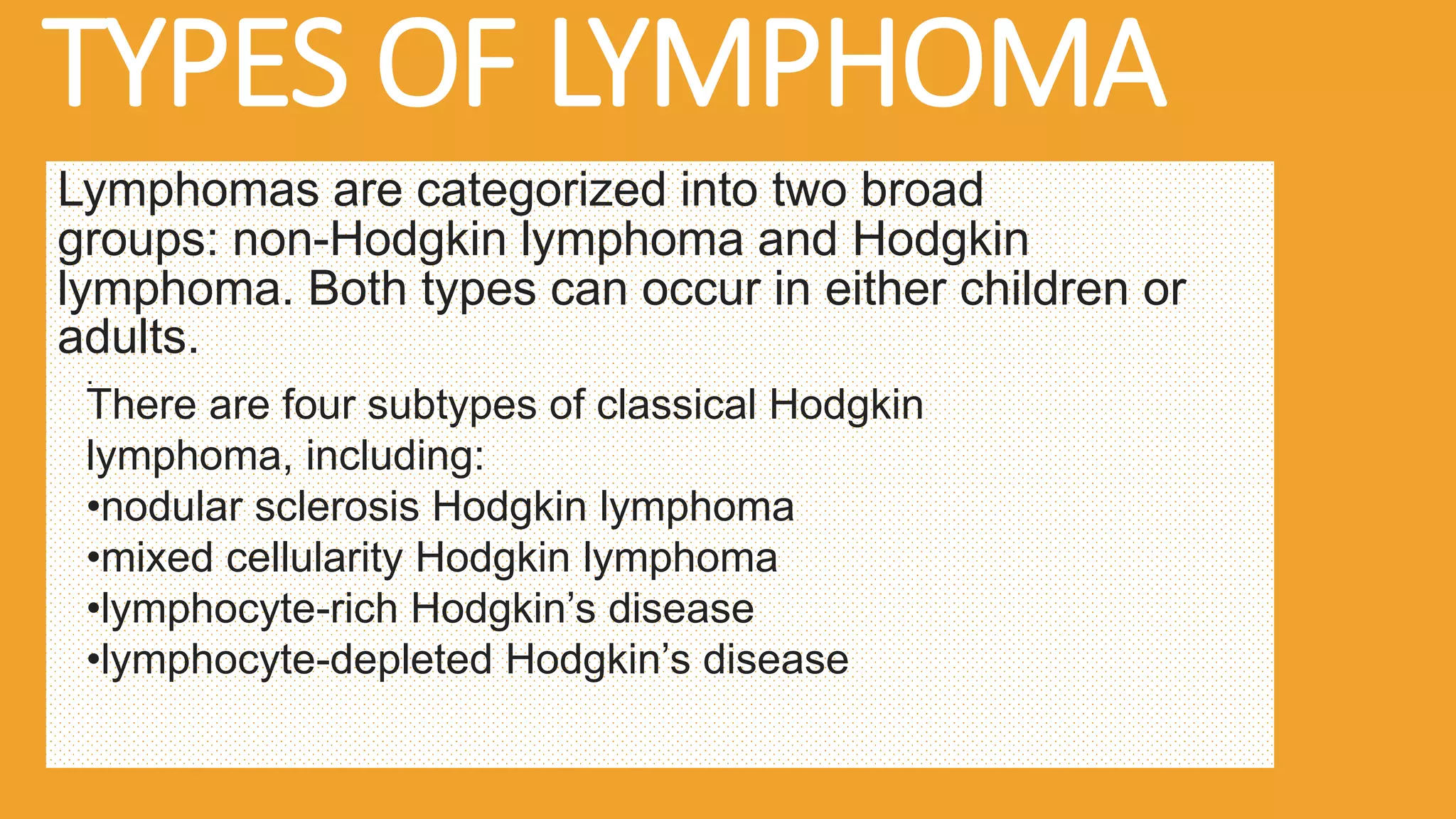 Lymphoma | PPTX