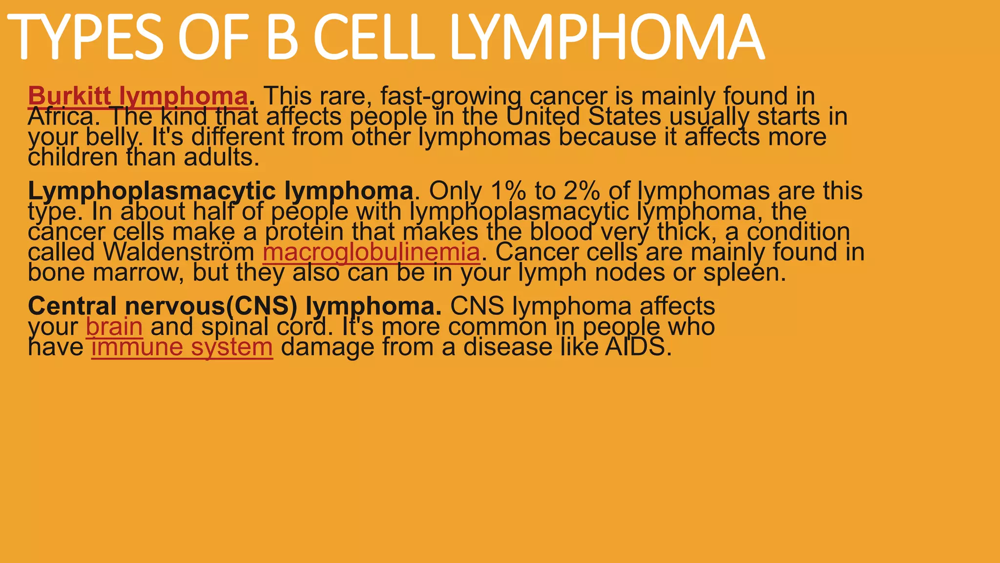 Lymphoma | PPTX