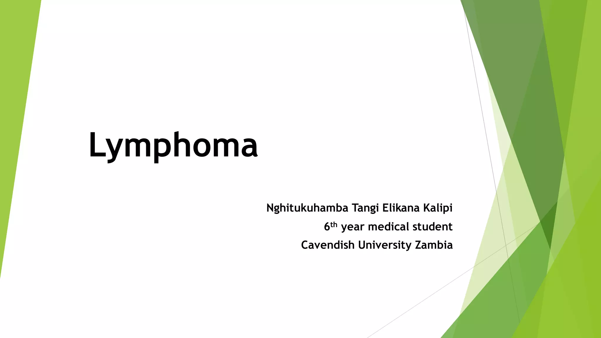 Lymphoma | PPT