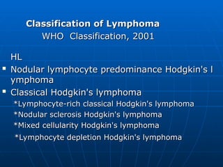 Lymphoma.presentation/ lymphoma presentation | PPT