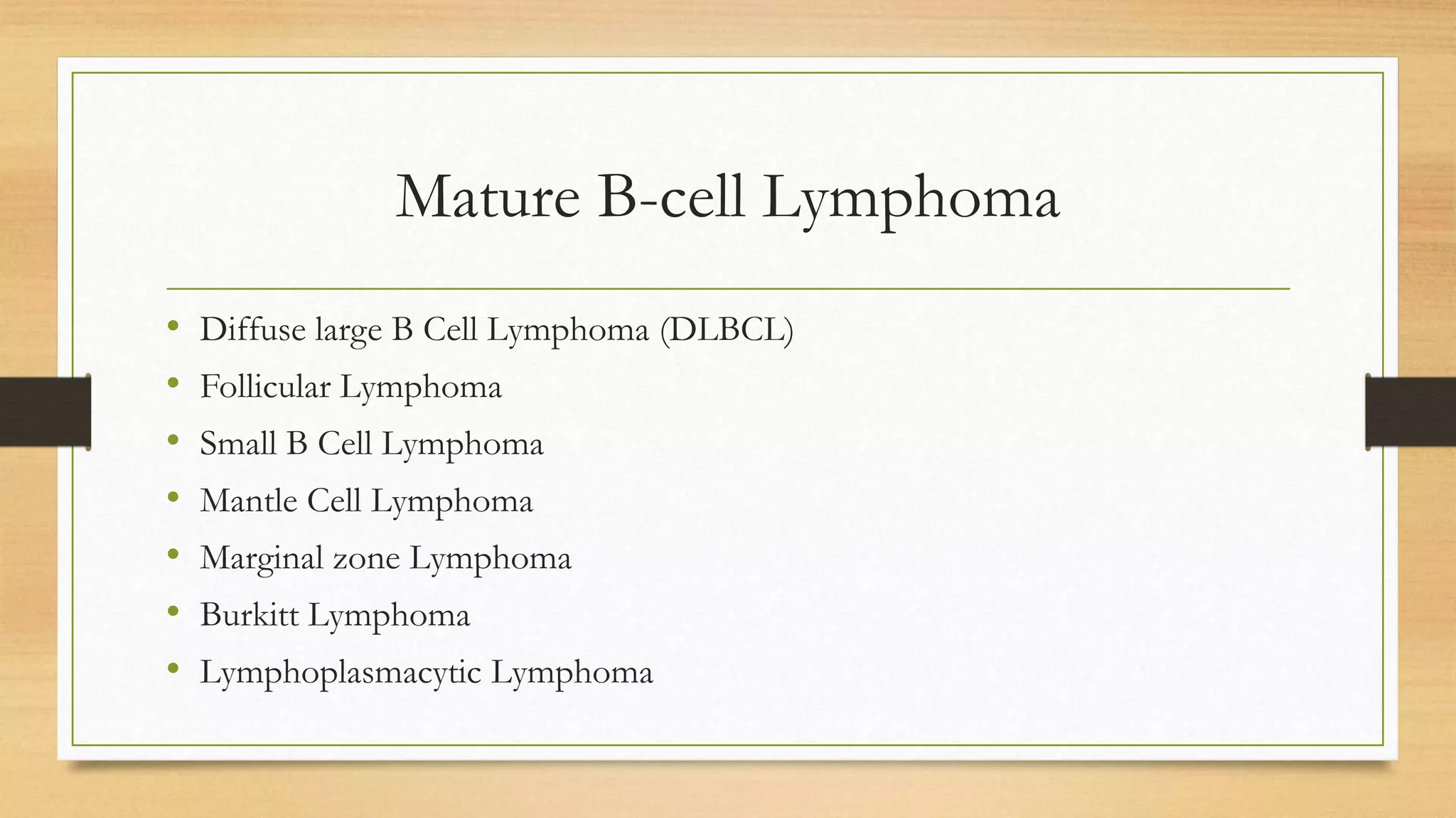 Hodgkin Lymphoma - Diagnosis to Management | PPTX