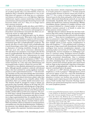 Lymphoma which chemotherapy protocol and why | PDF