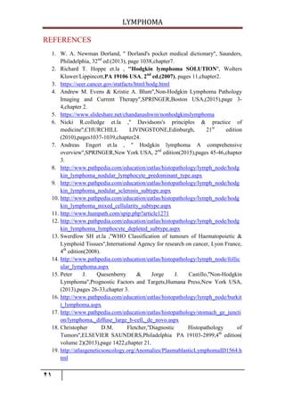 Lymphoma | PDF