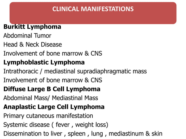Lymphoma in children Dr G.Rajkumar | PPTX | Cancer | Diseases and ...