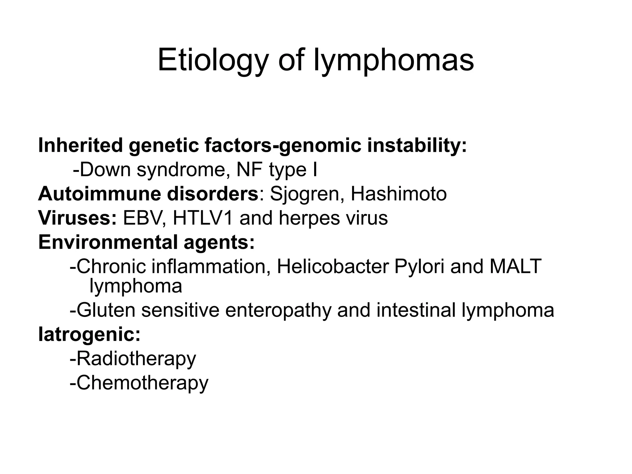 Lymphoma lecture(1) | PPTX
