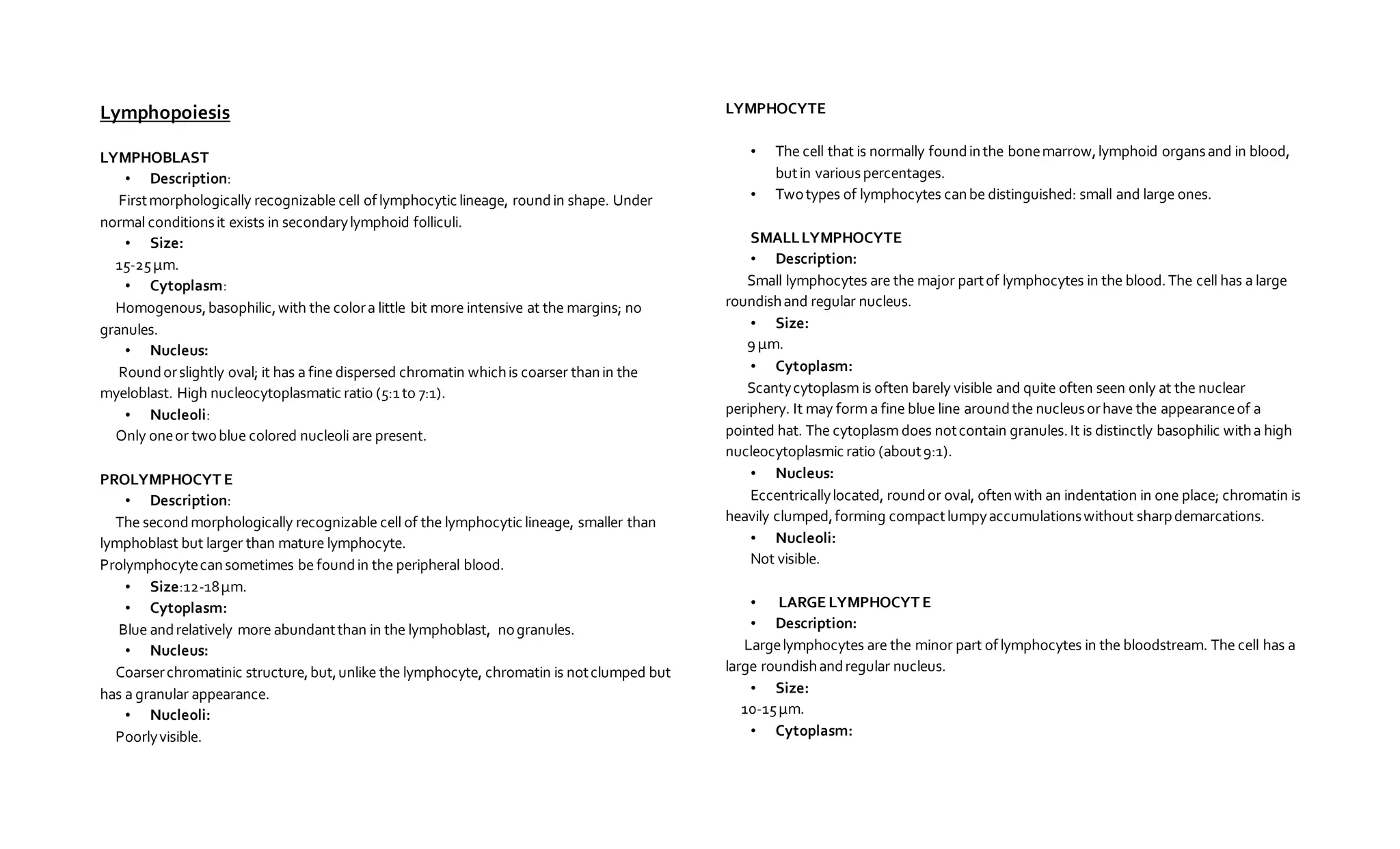 Lymphopoiesis | DOCX