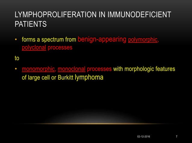 Lymphoproliferative disorders | PPTX