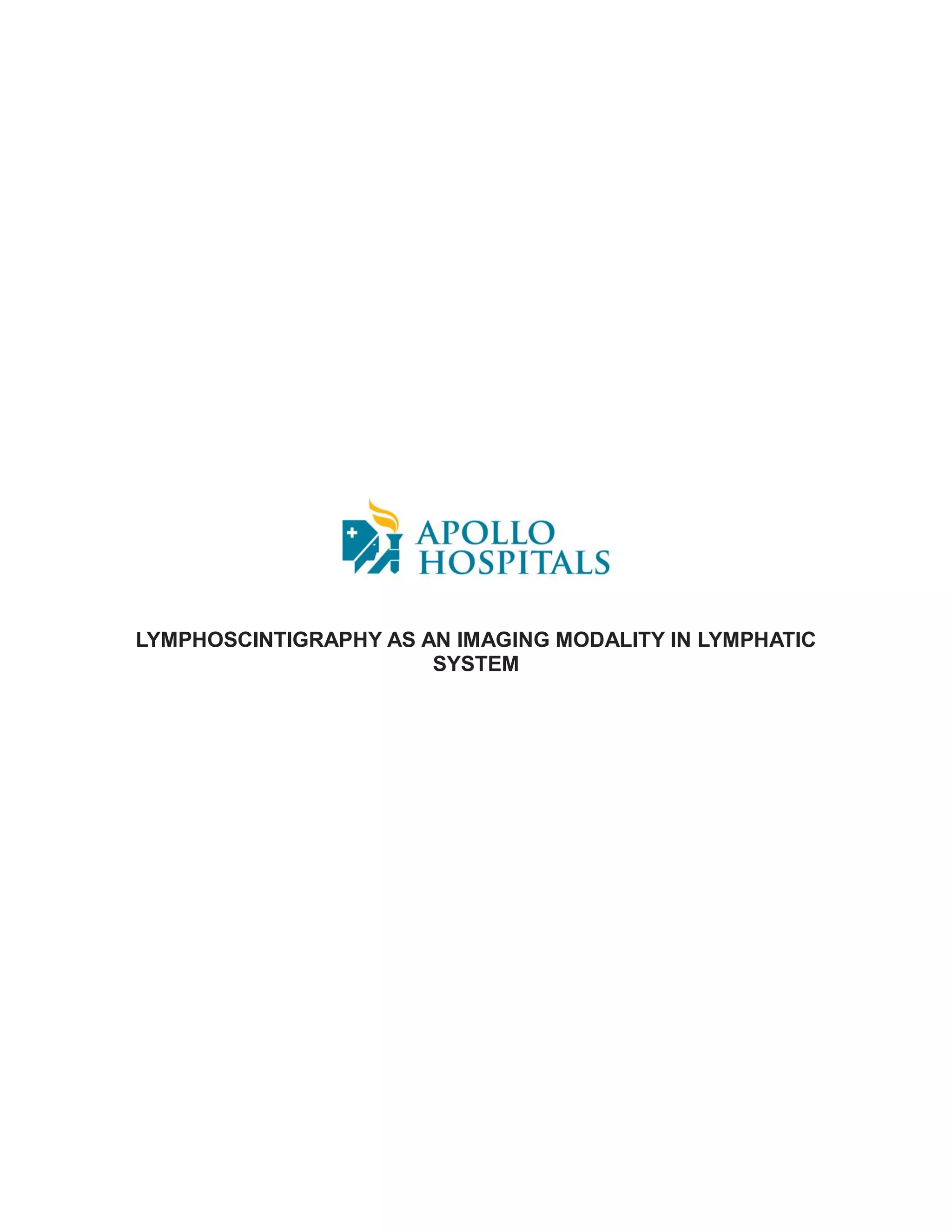 Lymphoscintigraphy As an Imaging Modality in Lymphatic System | PDF