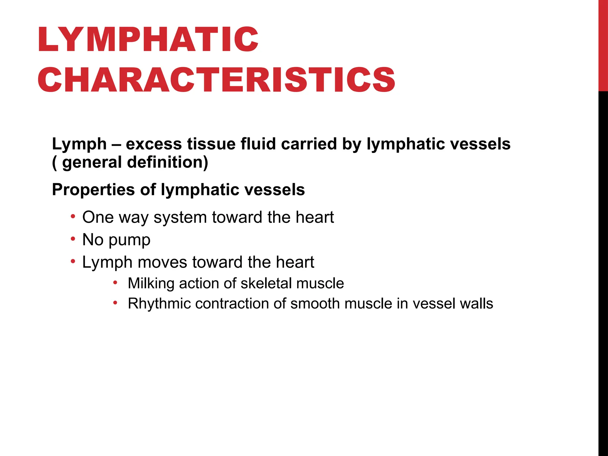 Lymphatic System slides show for MLT, MIT | PPT