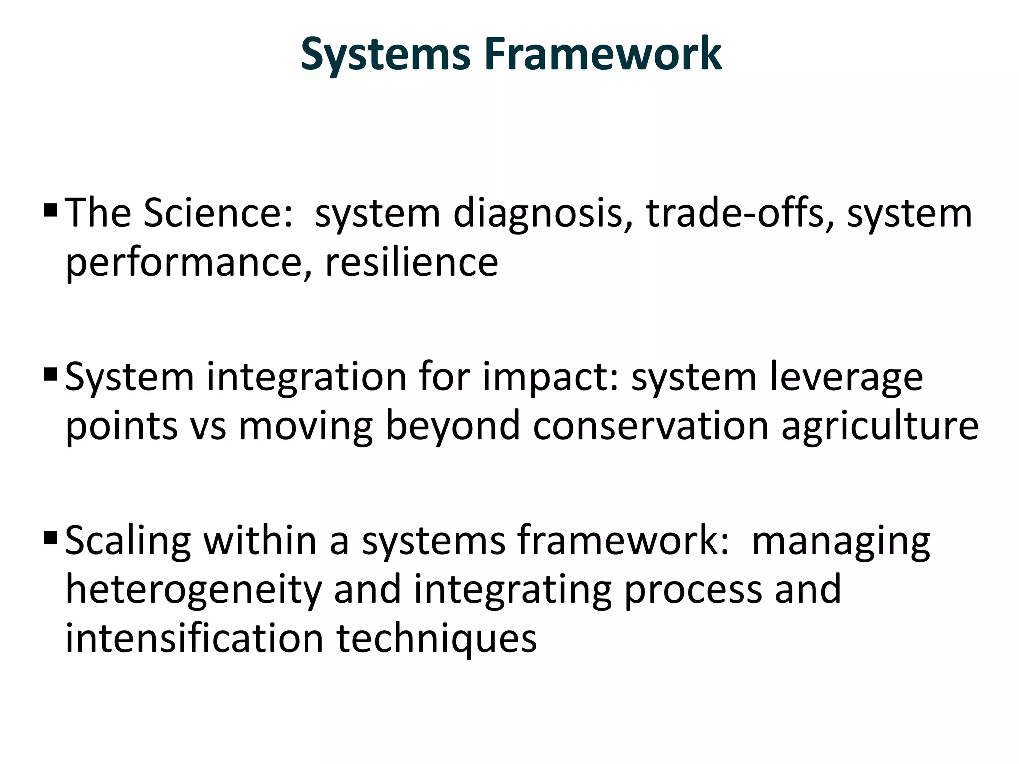 Requirements for Dryland Systems Phase II- John Lynam | PPT