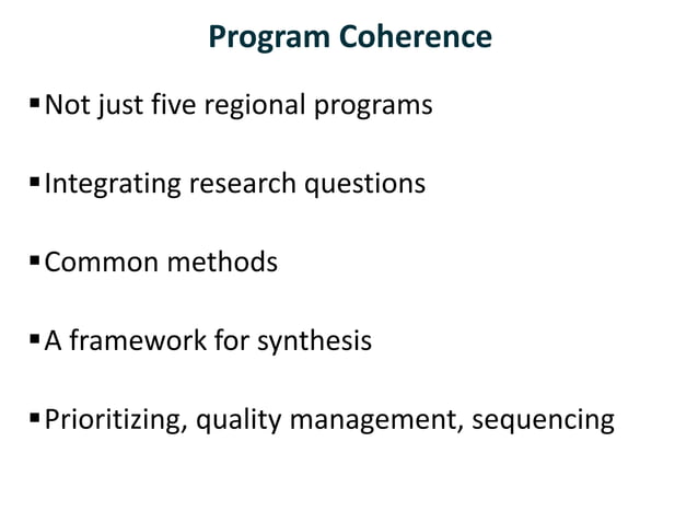 Requirements for Dryland Systems Phase II- John Lynam | PPT