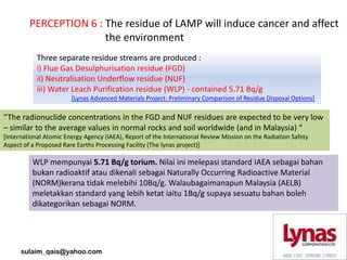 Notes about Lynas advanced material plan (lamp) | PPTX