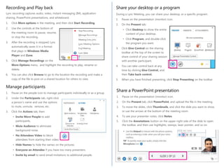 Lync 2013 meetings_quick_reference_card | PPT