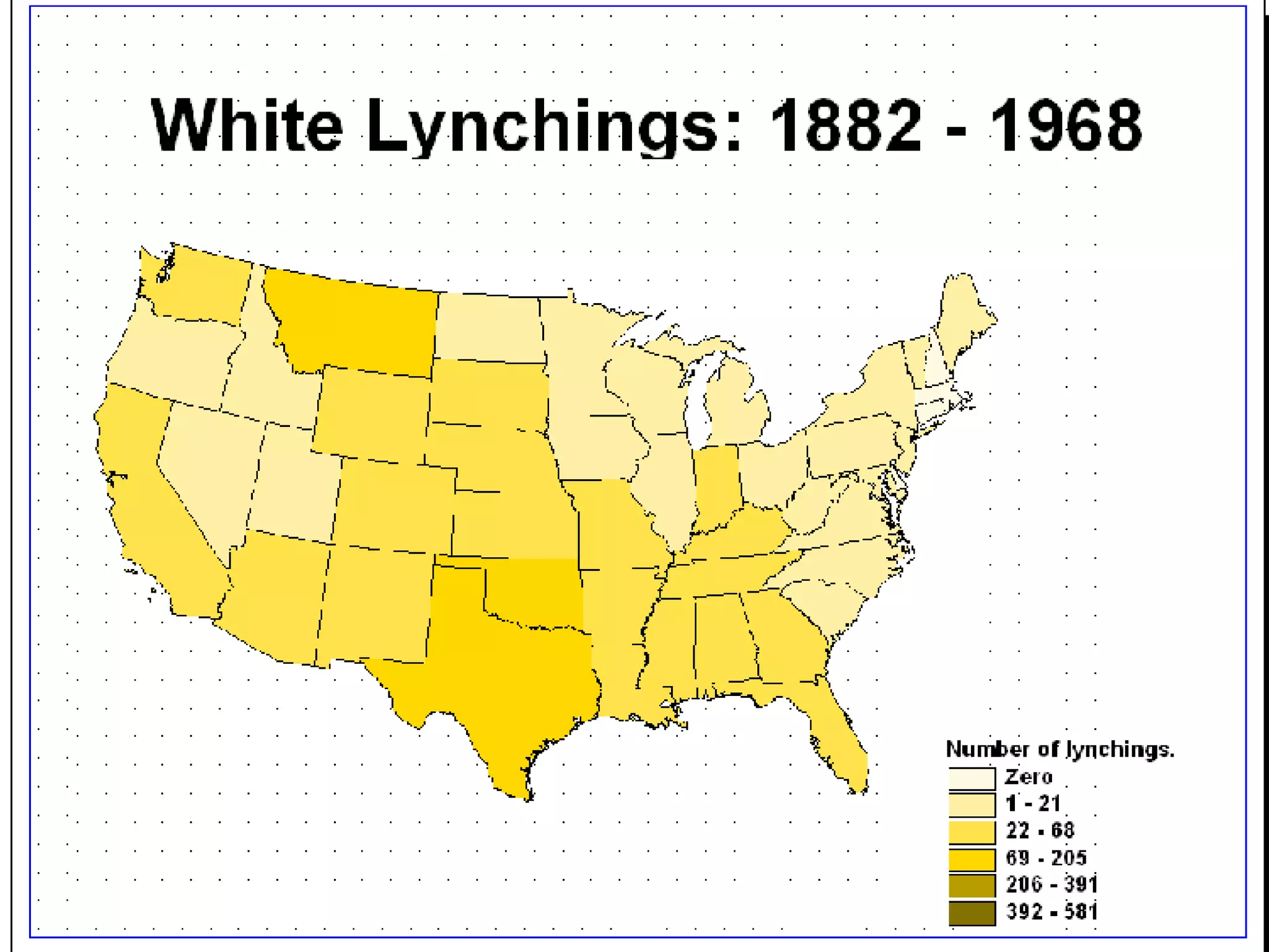 Lynching Statistics Choropleth Maps | PPT