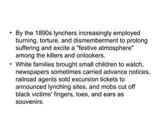 Lynch Mobs | PPT