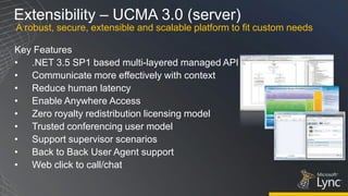 Lync 2010 Top New Features | PPTX | Web Conferencing | Computer Software and Applications