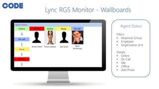 UC Analytics - Lync RGS Monitor | PDF