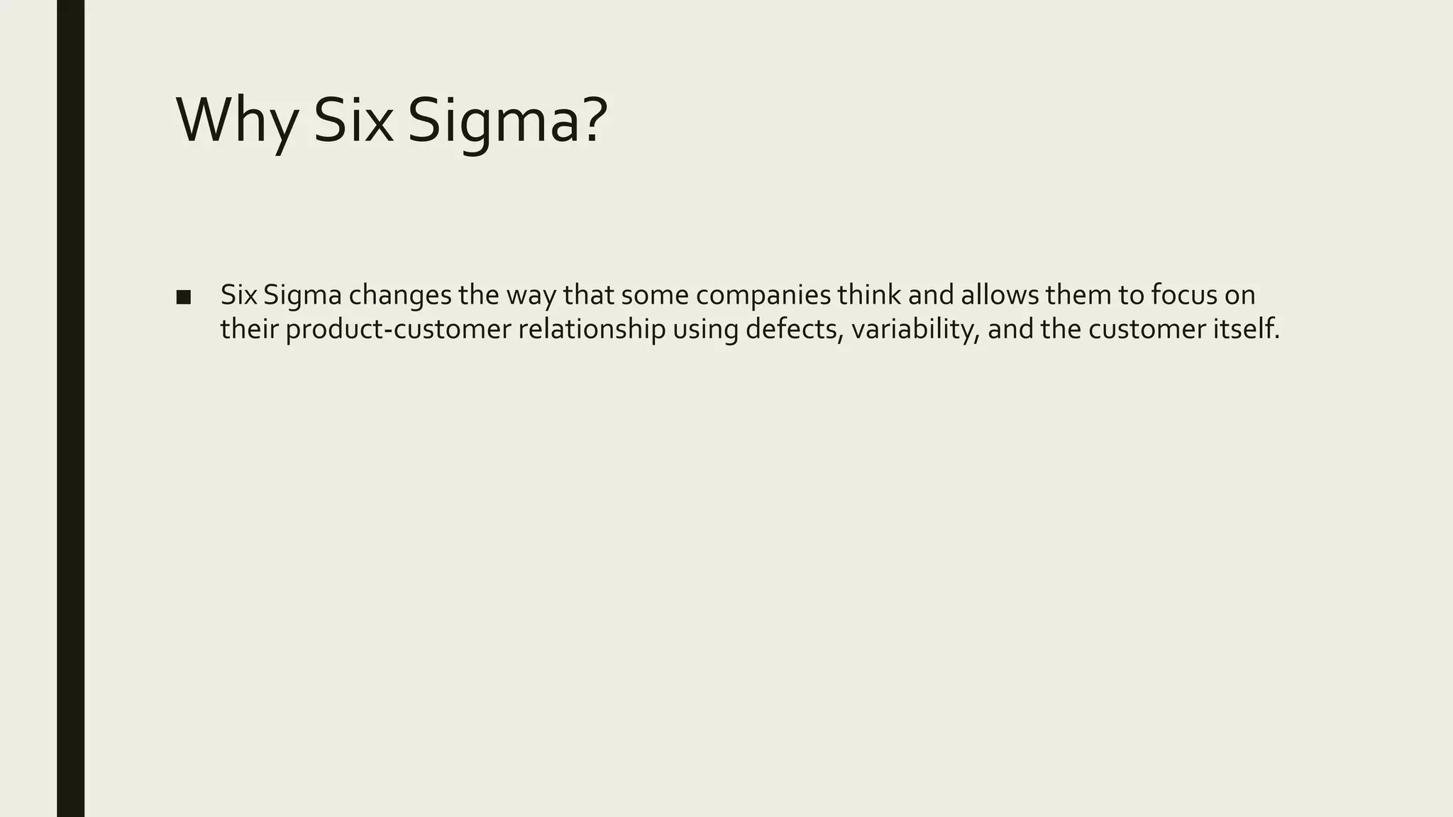 Lean Six Sigma Foundations | PPTX | Mechanical and Industrial ...