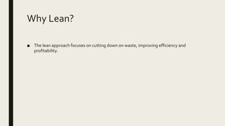 Lean Six Sigma Foundations | PPTX | Mechanical and Industrial ...