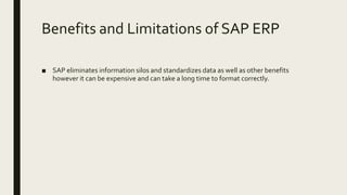SAP ERP Essential Training | PPT