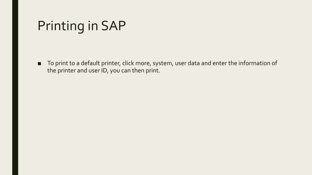 SAP ERP Essential Training | PPT