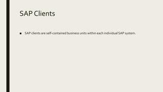 SAP ERP Essential Training | PPT