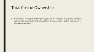 Purchasing Foundations | PPTX