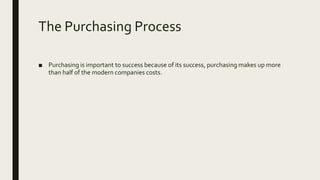 Purchasing Foundations | PPTX