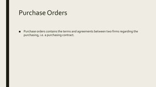 Purchasing Foundations | PPTX