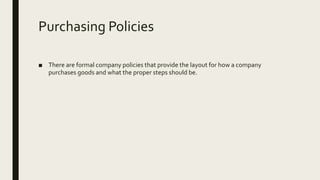 Purchasing Foundations | PPTX