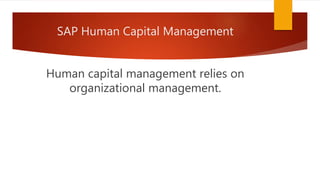 SAP ERP Essential Traning | PPTX