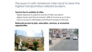 Transport & Urban Poverty | PDF