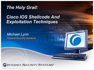 Lynn cisco IOS Exploit Presentation | PDF | Programming Languages ...