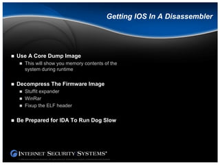 Lynn cisco IOS Exploit Presentation | PDF | Programming Languages ...