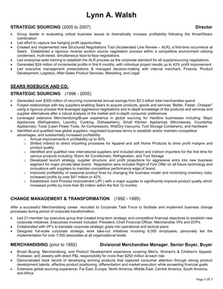 Lynn Walsh Chronological Resume | PDF