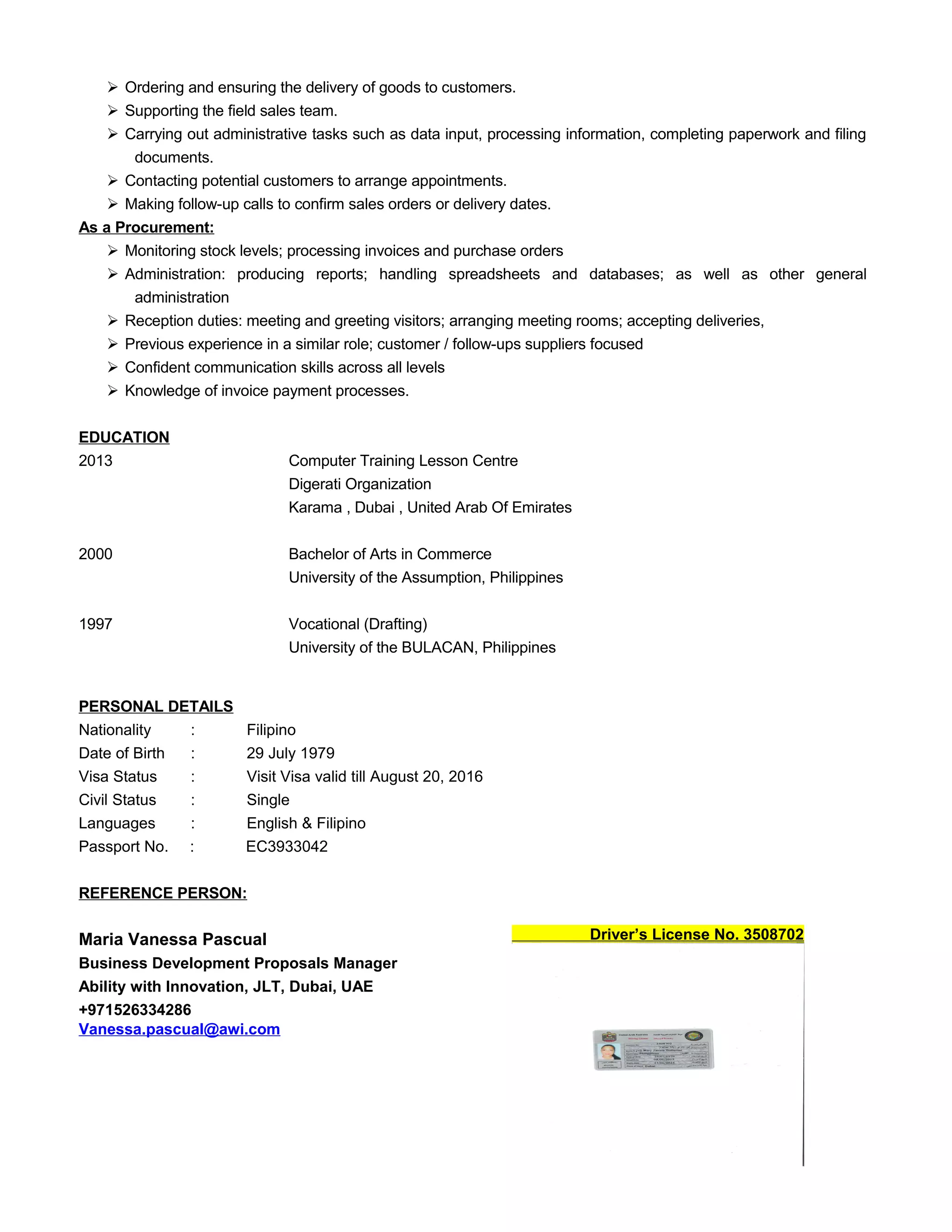 Lynn mary cv ii | PDF