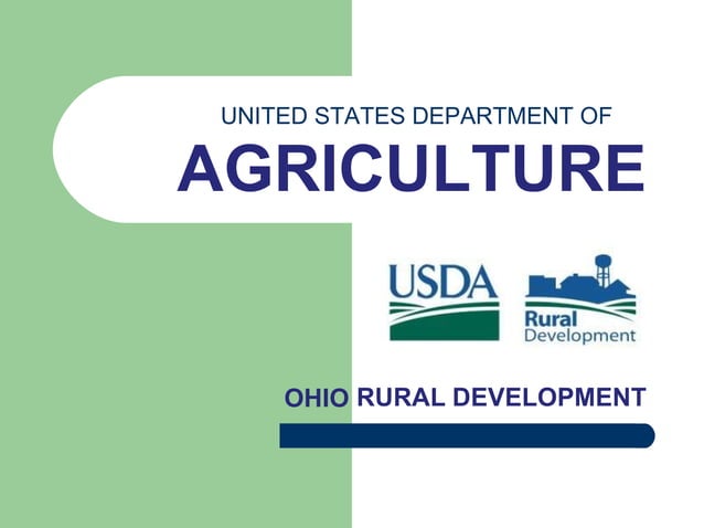 Ohio Rural Development (Part I) | PPT