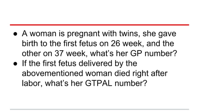 Gravidity and parity - recording system | PPTX