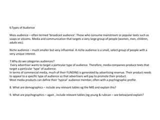 films and audiences | PPT