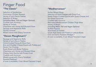 Lyn's Catering Brochure. Exclusive Events, Priceless Memories | PDF