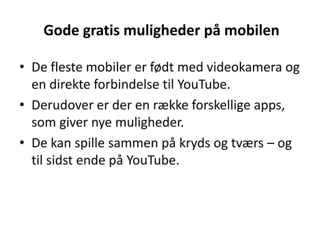 Mobil Efteruddannelse Lyn workshop | PPTX