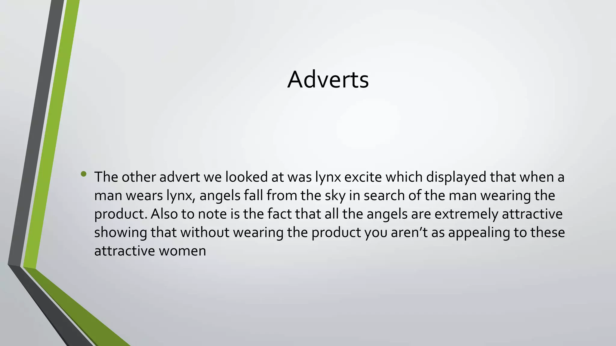 Lynx advert analysis | PPTX