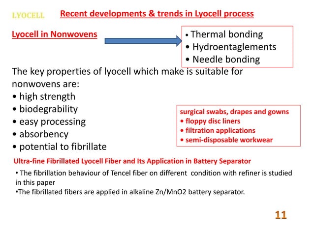 Lyocell fiber | PPTX | Needlework | Arts and Crafts