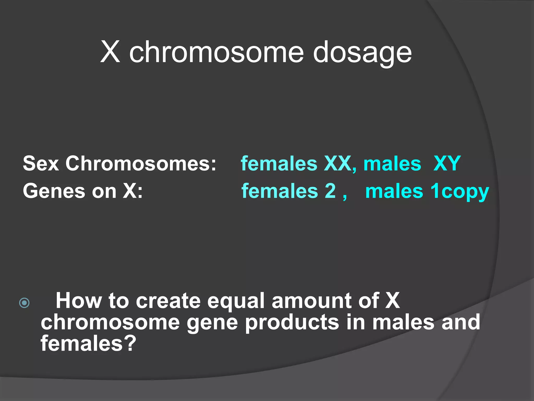Lyon hypothesis-X-inactivation-mosaic formation | PPTX